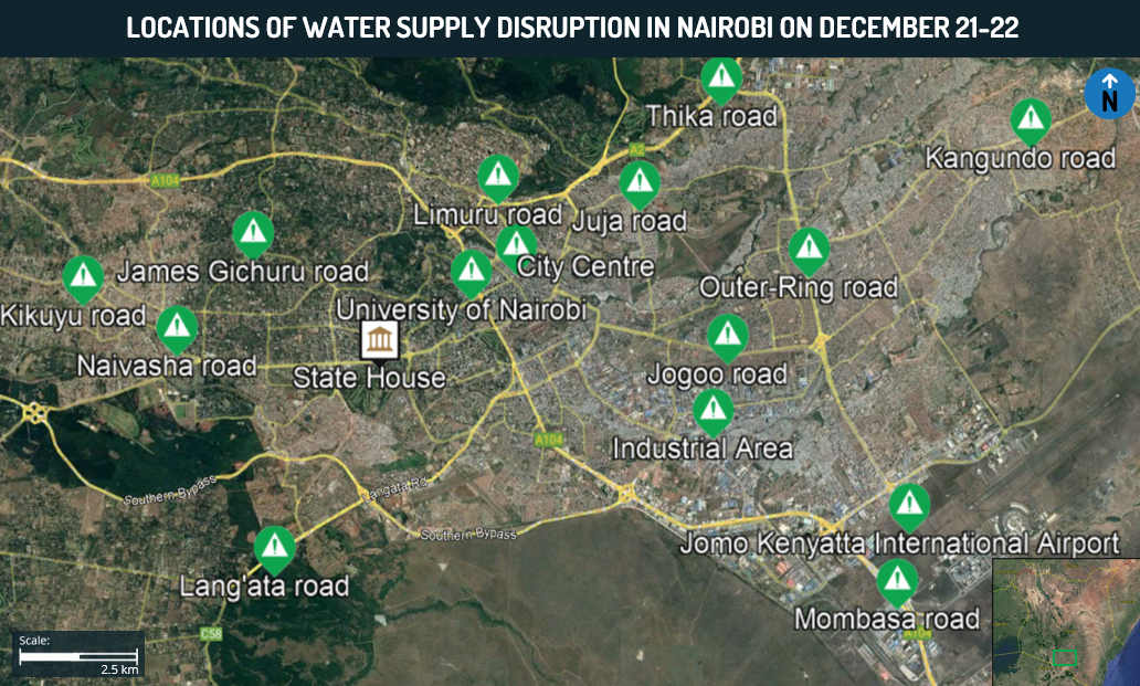 Kenya Tactical Water Supply Disruptions Across Several Locations In kenya-tactical-water-supply-disruptions-across-several-locations-in
